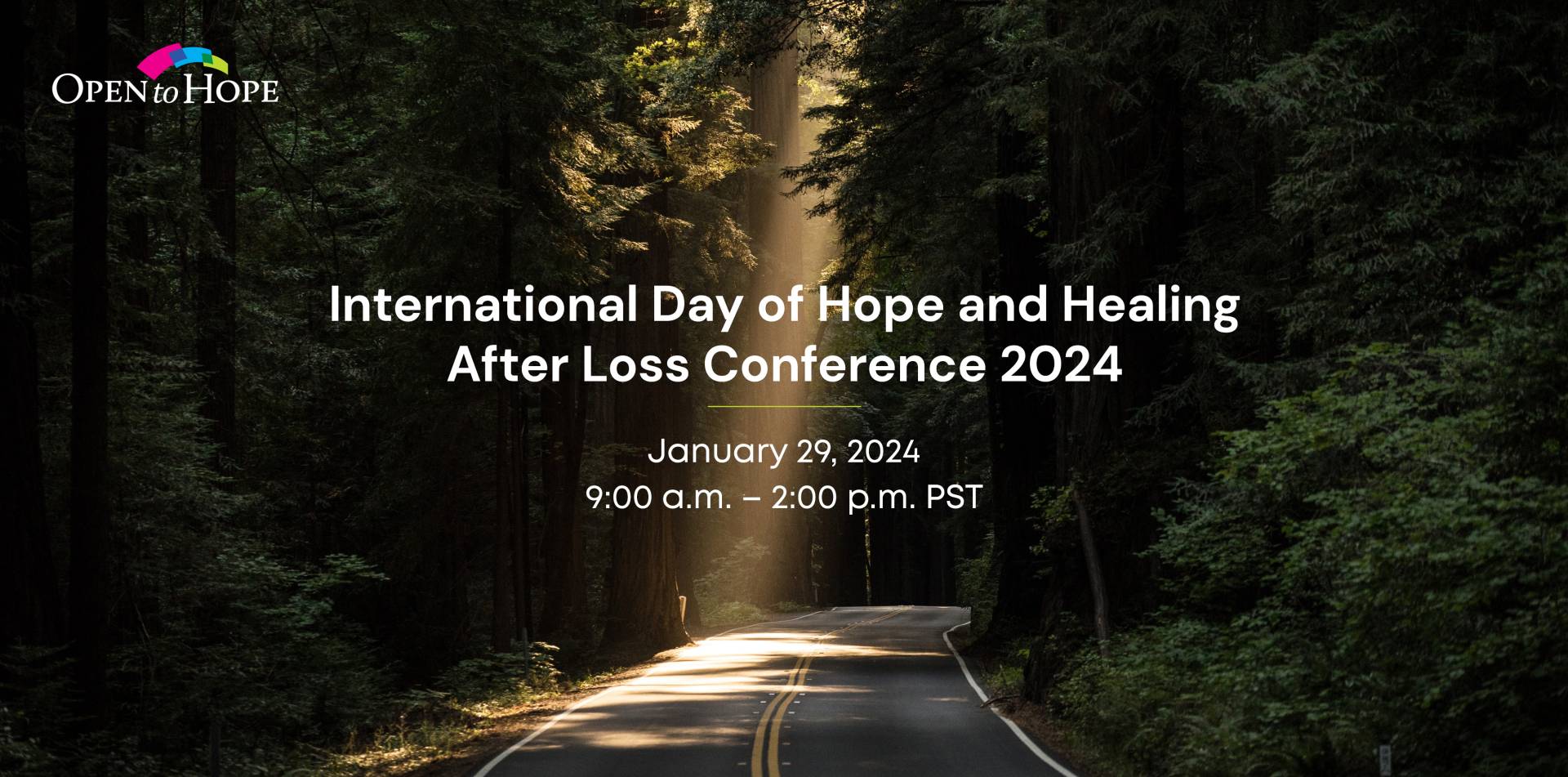 Open to Hope International Day of Hope and Healing After Loss ...